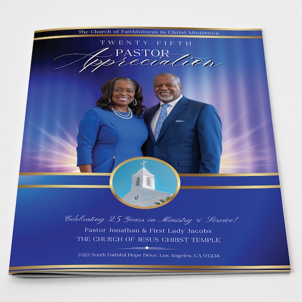 Pastor Appreciation Program - Etsy