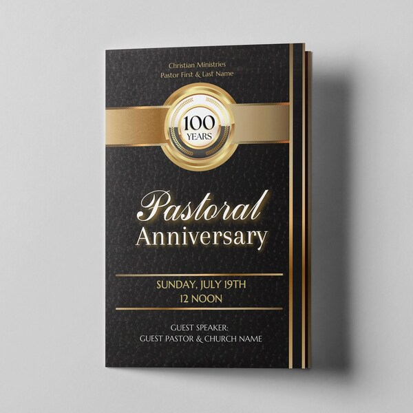 Pastors Appreciation Program - Etsy