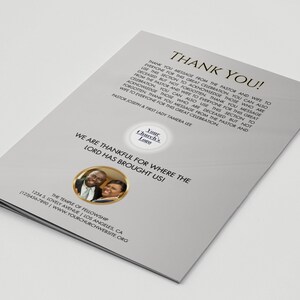 CANVA Church Anniversary Program | Editable Template | Decadent Gold ...