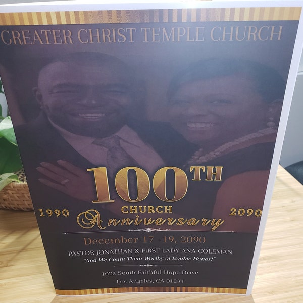 Souvenir Church Booklet - Etsy