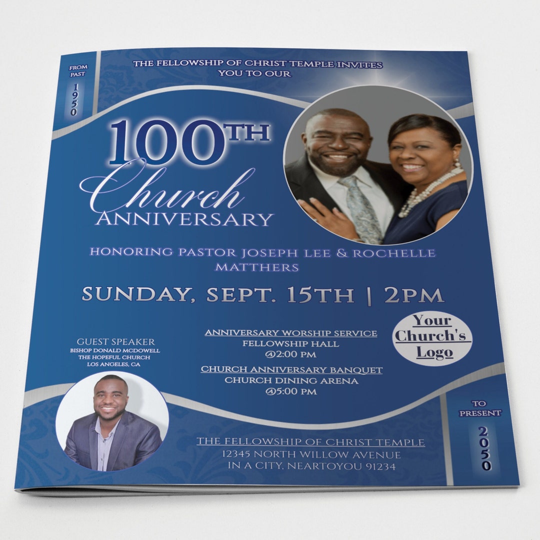 CORJL Pastor Appreciation Program and Flyer Template | Editable in ...