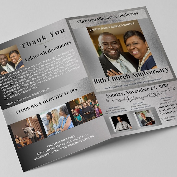 Pastors Appreciation Program - Etsy