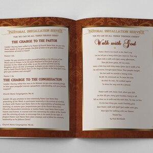 CORJL Pastoral Installation Pastor Program Template | Editable in Corjl ...