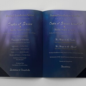 CORJL Pastoral Installation Program & Invitation Flyer Template ...