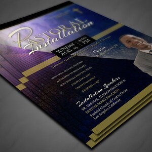 CORJL Pastoral Installation Invite Flyer Template | Editable in Corjl ...
