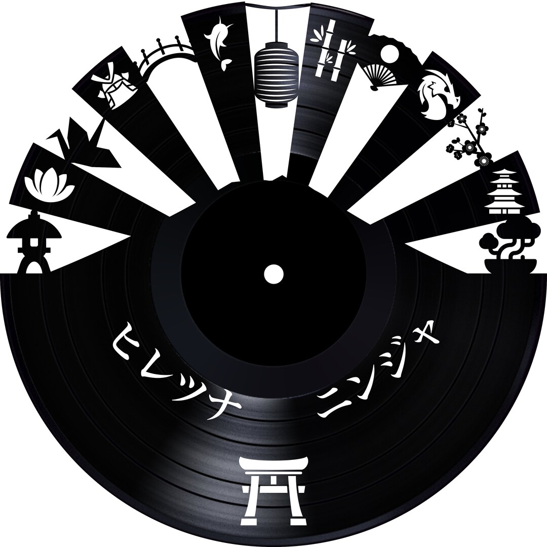 Japanese Cultural Tribute Vinyl Digital Laser Cut File svg, Dxf, Ai ...