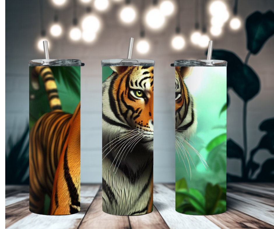 3D Tiger Jungle Digital Download - Etsy