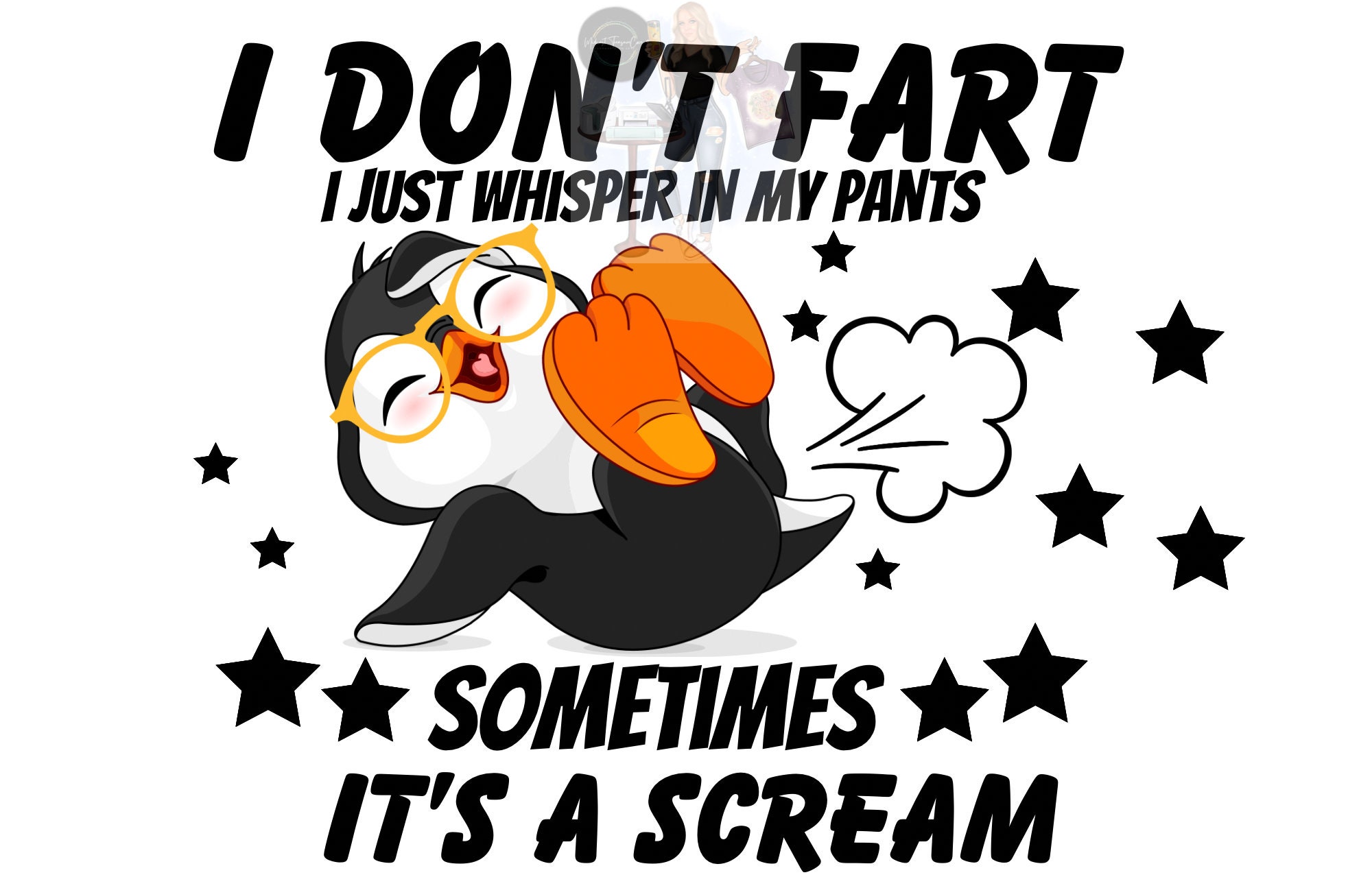 I Don’t Fart Penguin Digital Download - Etsy UK