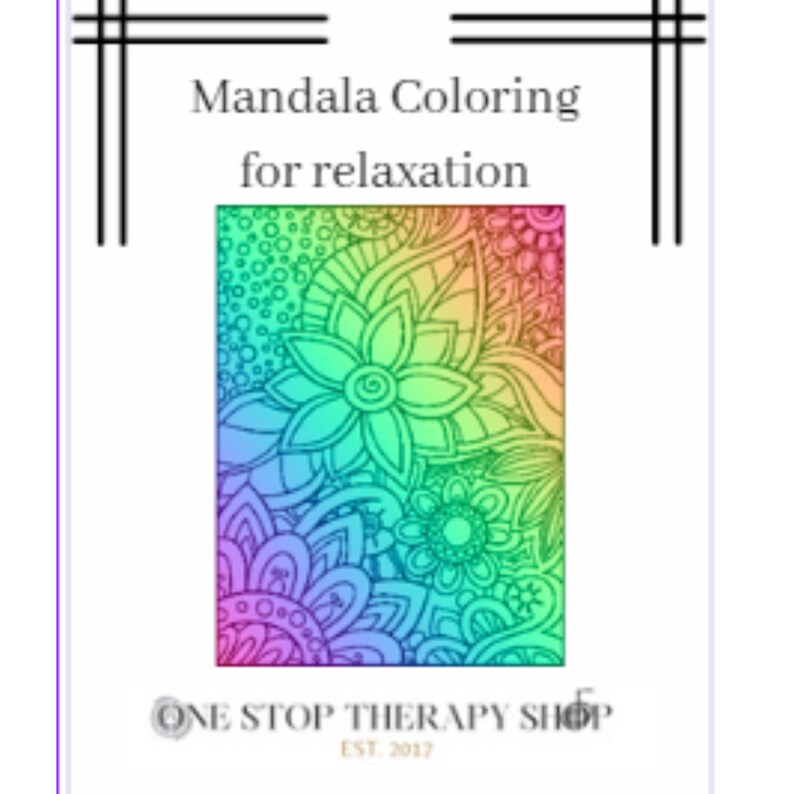 Coloring Pages for Mental Health and Relaxation Printable Drawings for ...