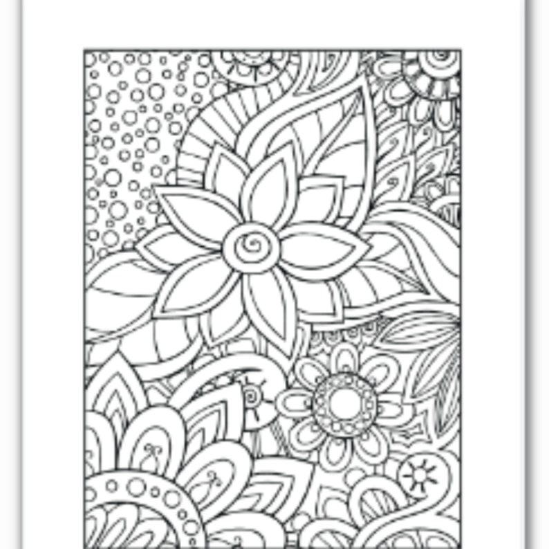 Coloring Pages for Mental Health and Relaxation - Printable Drawings ...