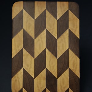 Chevron End-grain Cutting Board - Etsy