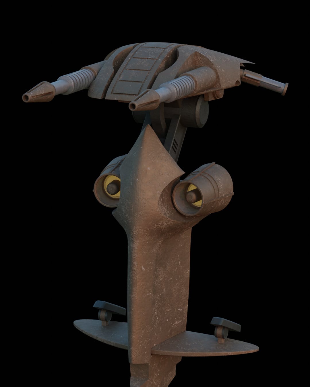 STAP Speeder STL Files Inspired by Star Wars Black Series - Etsy