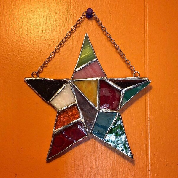 Stained Glass Star - Etsy