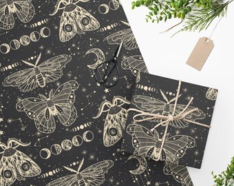 Sun and Moon Celestial A2 Wrapping Paper Sheet Sun Signs / - Etsy UK