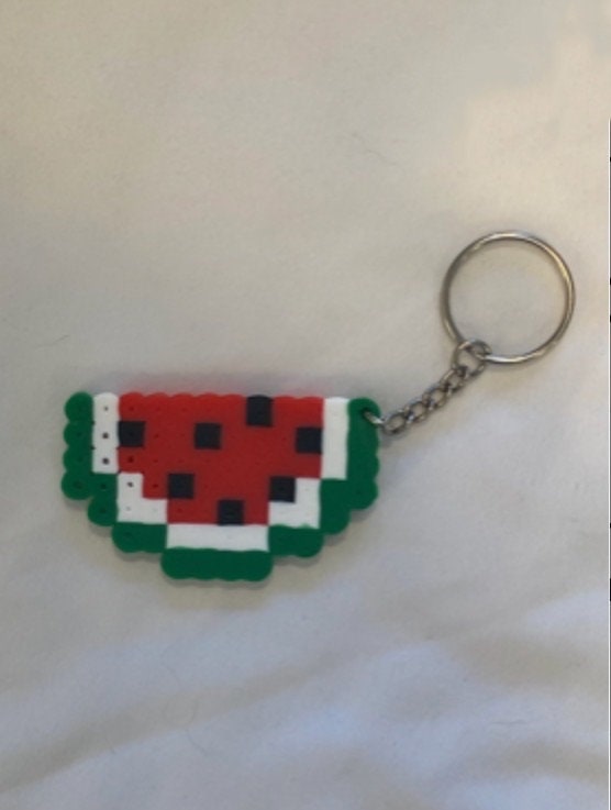 Watermelon Keychain - Etsy