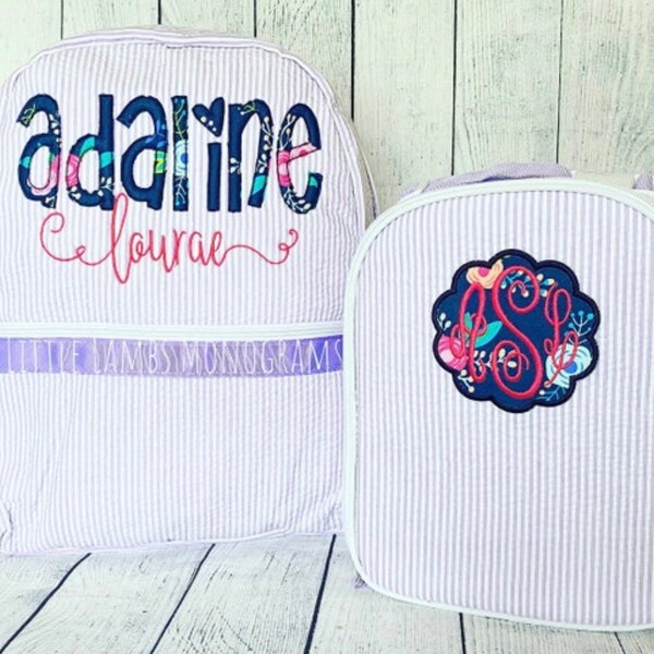 Purple Backpack - Etsy