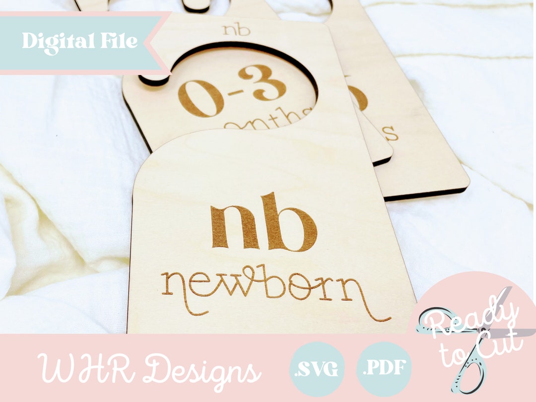 SVG, Nursery Organization, Baby Closet Dividers Digital File, Baby Gift ...