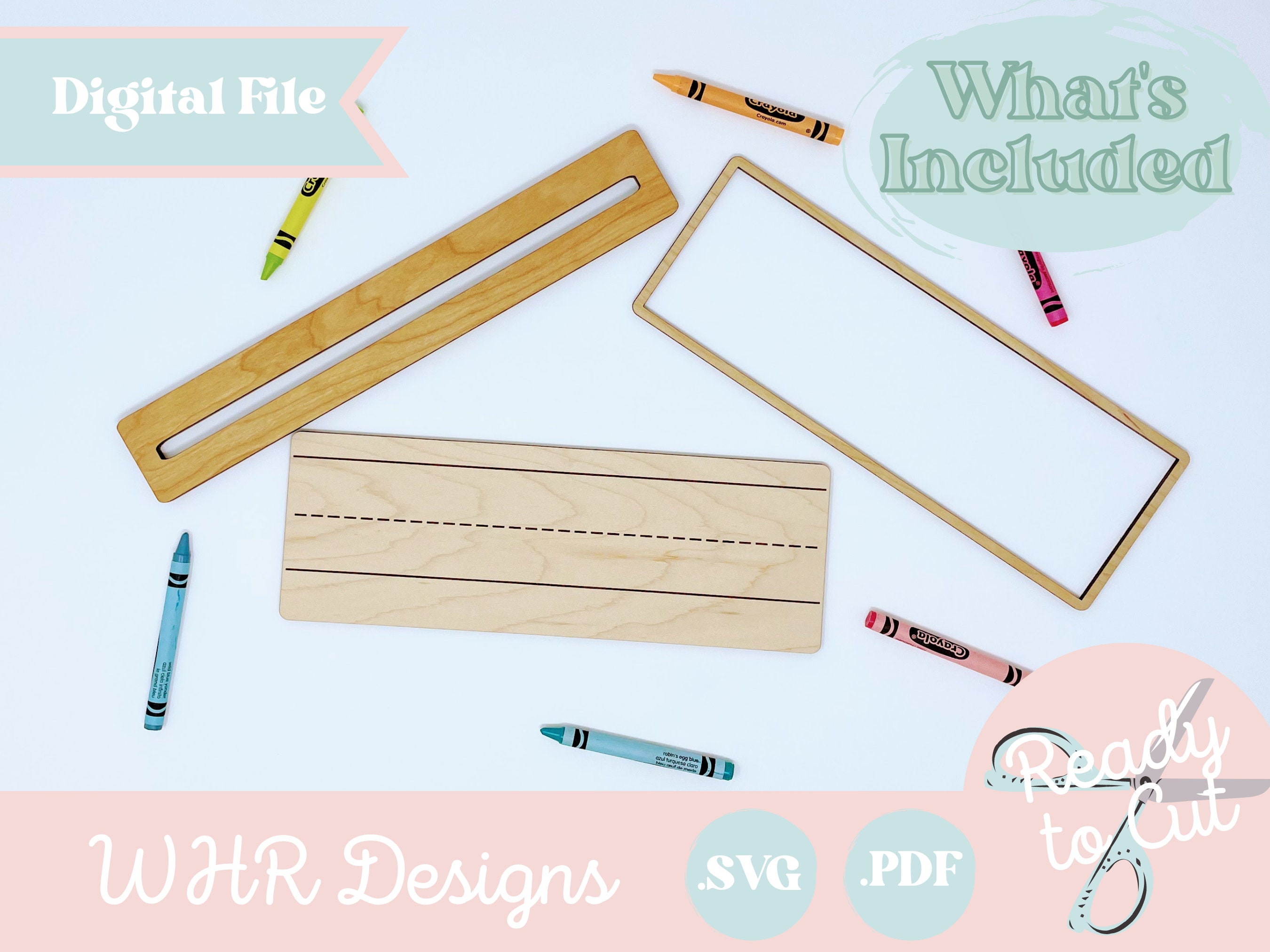 Teacher Desk Nameplate SVG Glowforge Laser Cut File (digital Download ...
