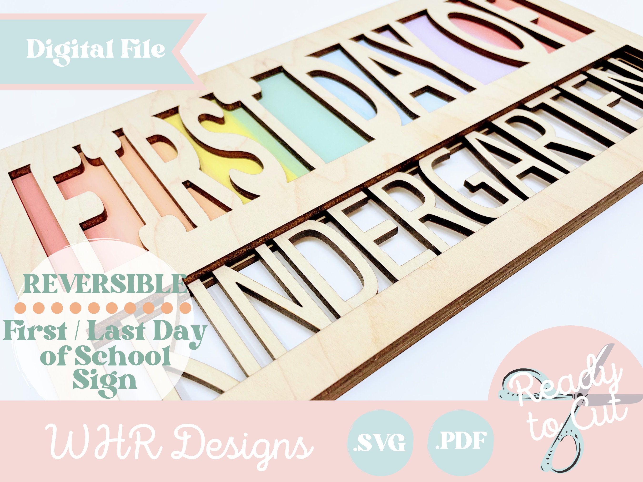 SVG First Day of School Sign Digital Download Last Day of - Etsy