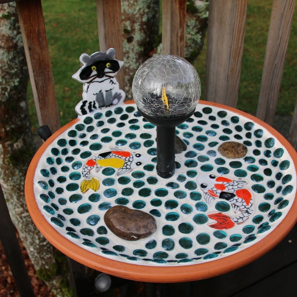 Glass Bird Bath - Etsy