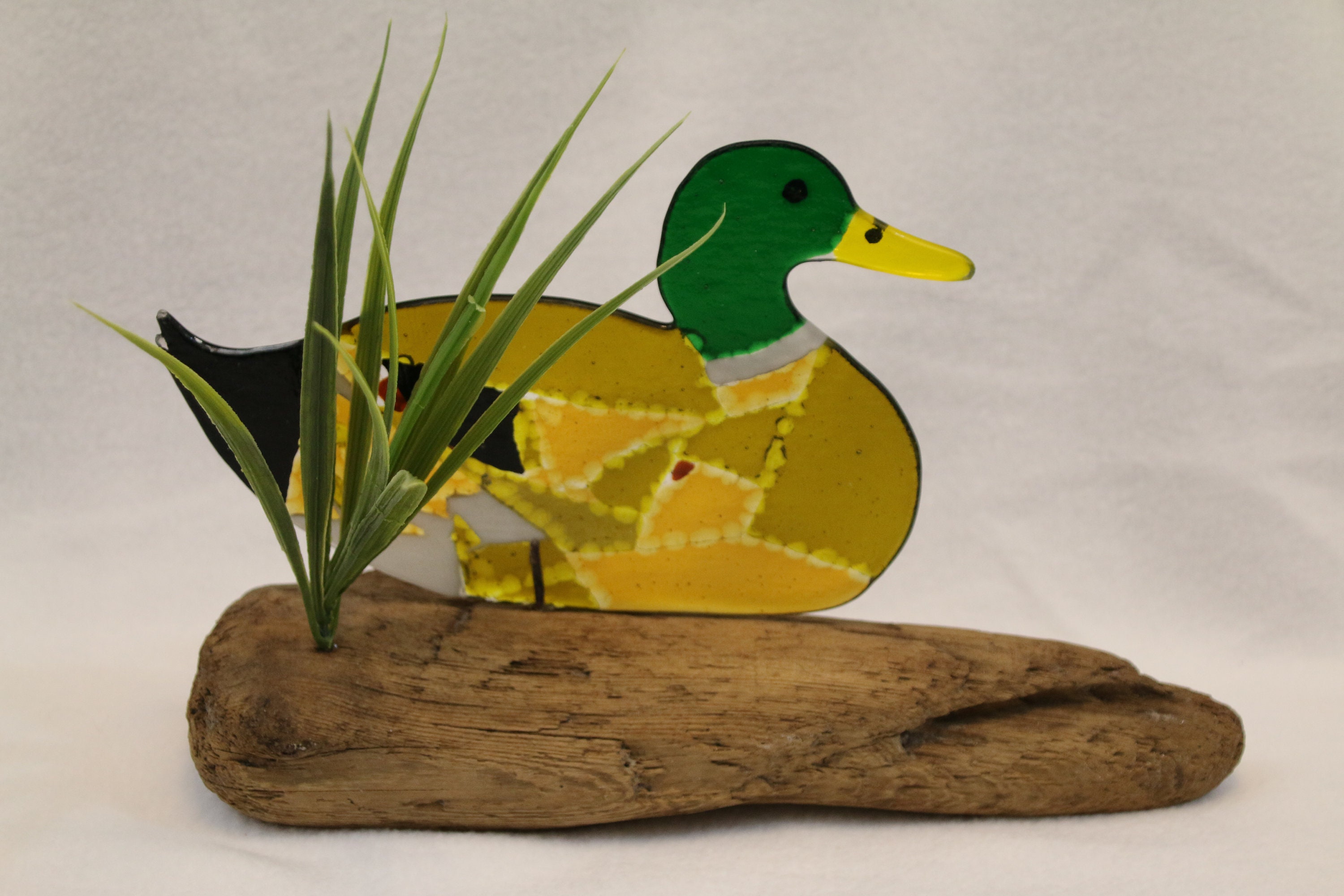 Ducks, Fused Glass Ducks, Fused Glass Mallard Duck, Mallard Duck, Glass ...