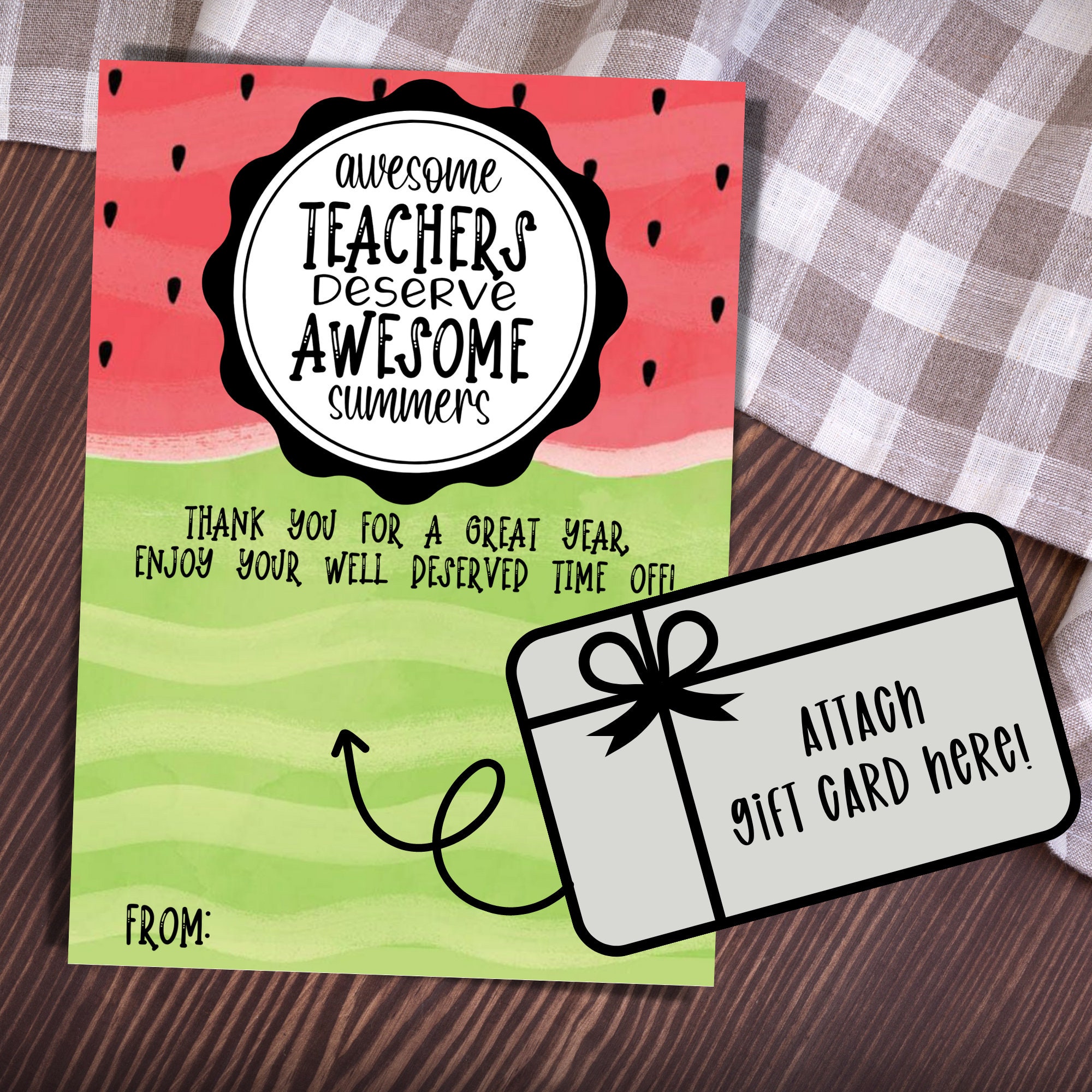 Teacher Gift Card Holder, Gift Card Holder, Teacher Gift, Teacher Gifts ...