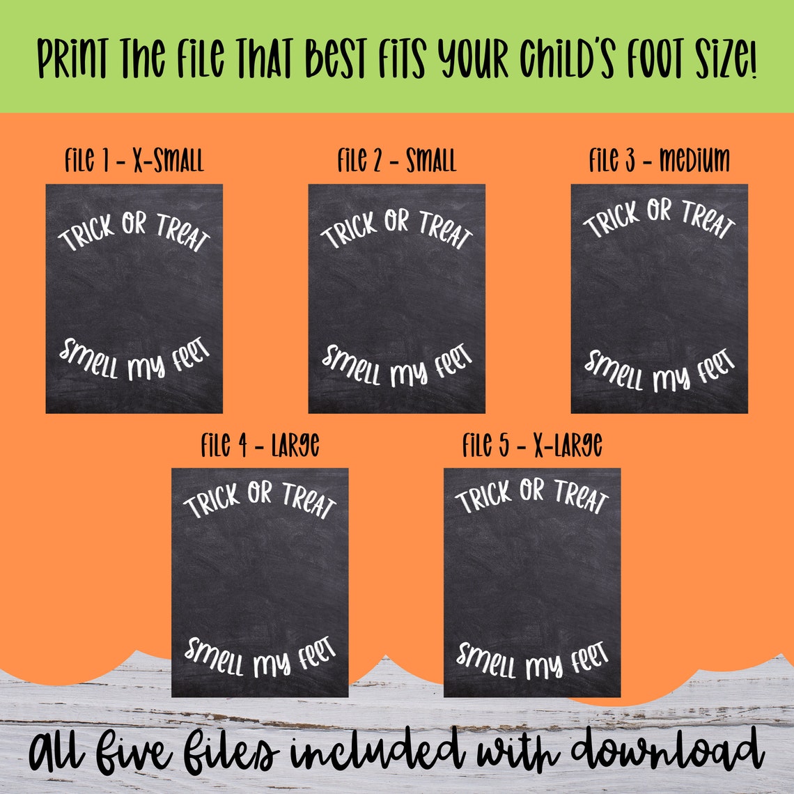 Halloween Footprint Art, Ghost Footprint, Instant Download, Footprint ...