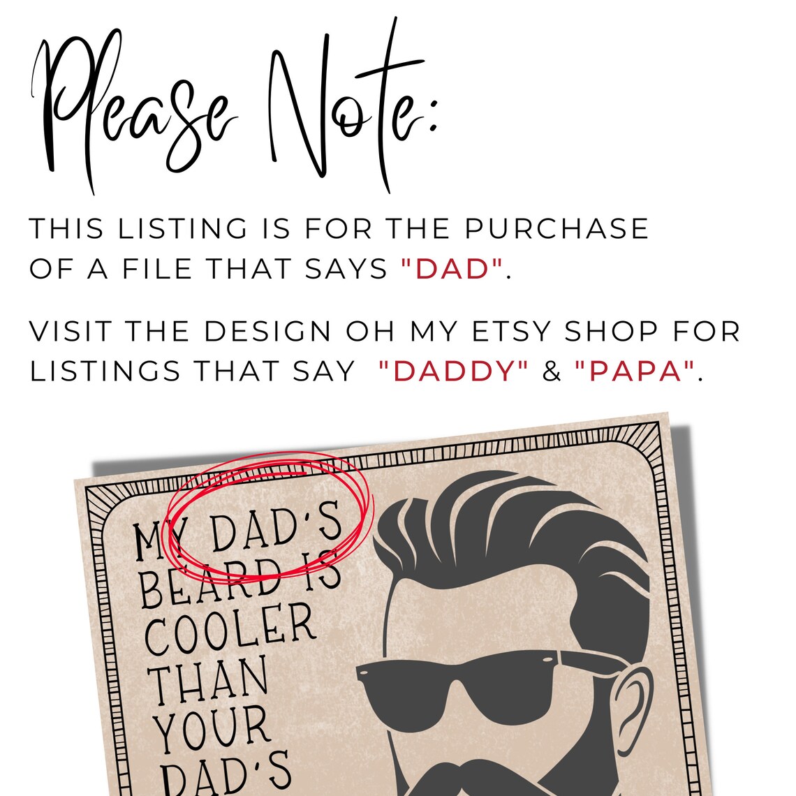 Fathers Day Handprint Art, My Dads Beard, Child Handprint Gift ...