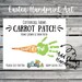 Carrot Patch Handprint, Easter Handprint, Handprint Art for Toddlers ...