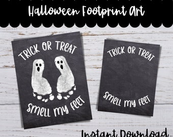 Halloween Handprint Craft Preschool Art Activity Halloween - Etsy