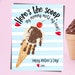 Here's the Scoop, Ice Cream Handprint, Mothers Day Handprint Art ...