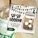 Sip Sip Hooray Gift Tag, Back to School Gift Tag, Teacher Gift, Back to ...
