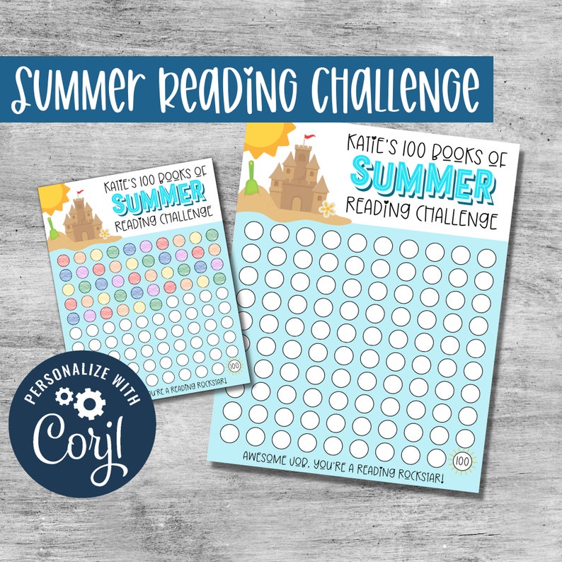 Summer Reading Challenge, Reading Chart for Kids, Reading Chart, Summer ...
