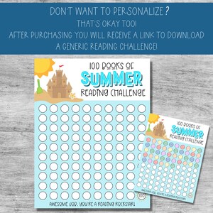 Summer Reading Challenge, Reading Chart for Kids, Reading Chart, Summer ...