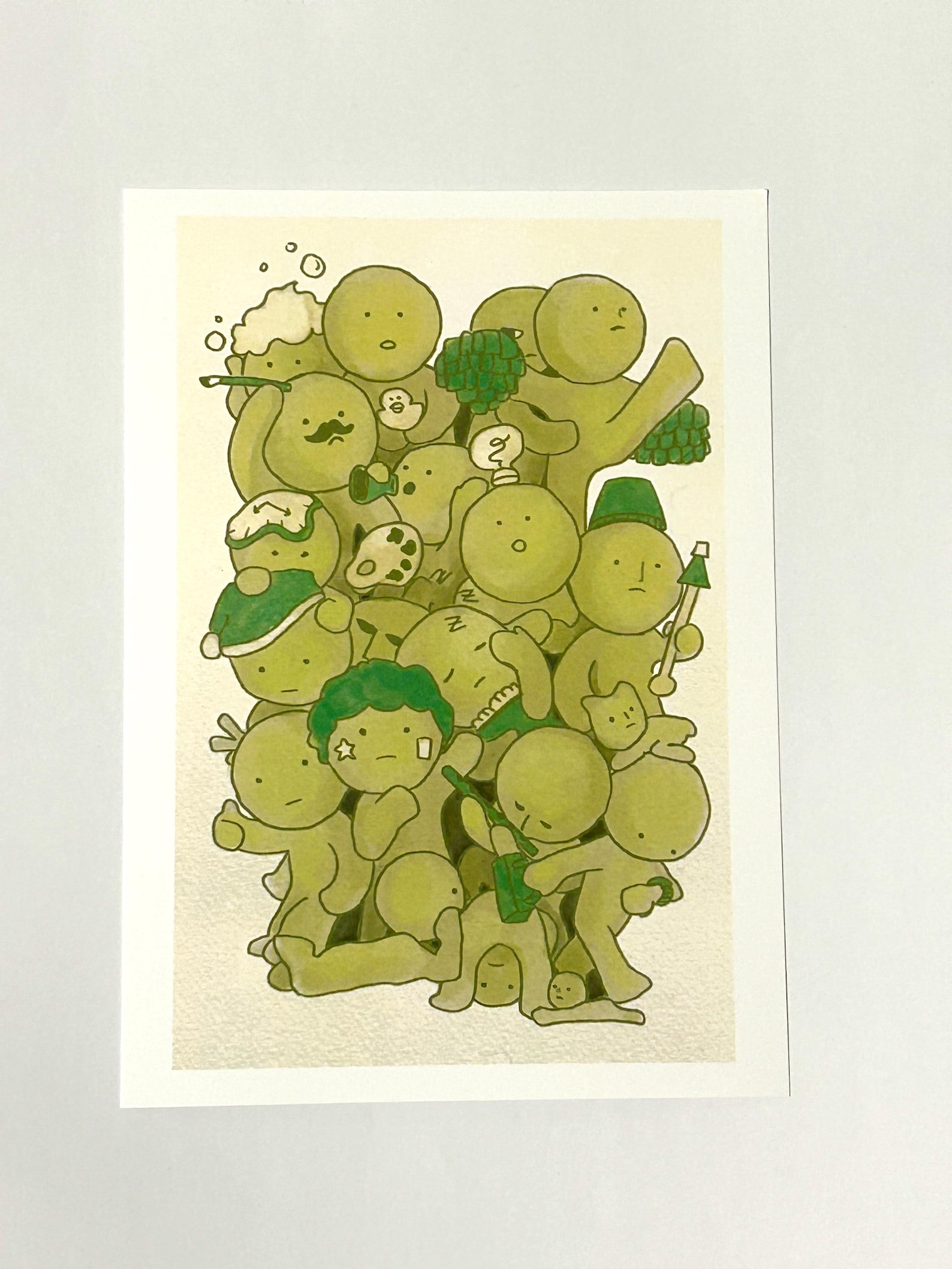 Smiski Print, Art, Cartoon, Wall Deco, Gifting, Blind Box Character - Etsy