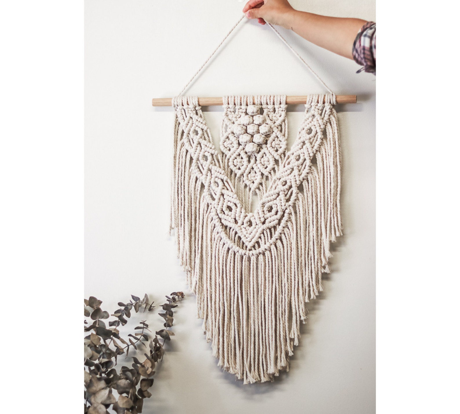 PDF Pattern Small Macrame Wall Hanging Instant Download and - Etsy