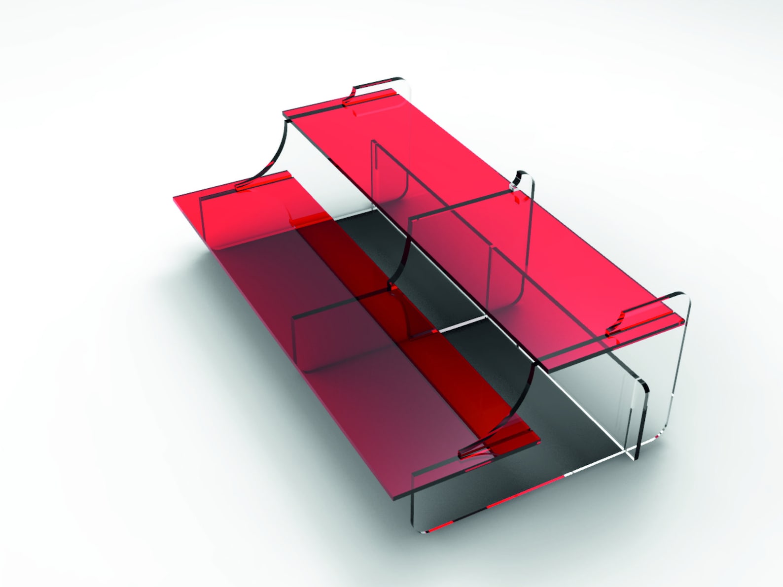 Stunning Detolf Display: Acrylic Colored Transparent Plexi Portable ...