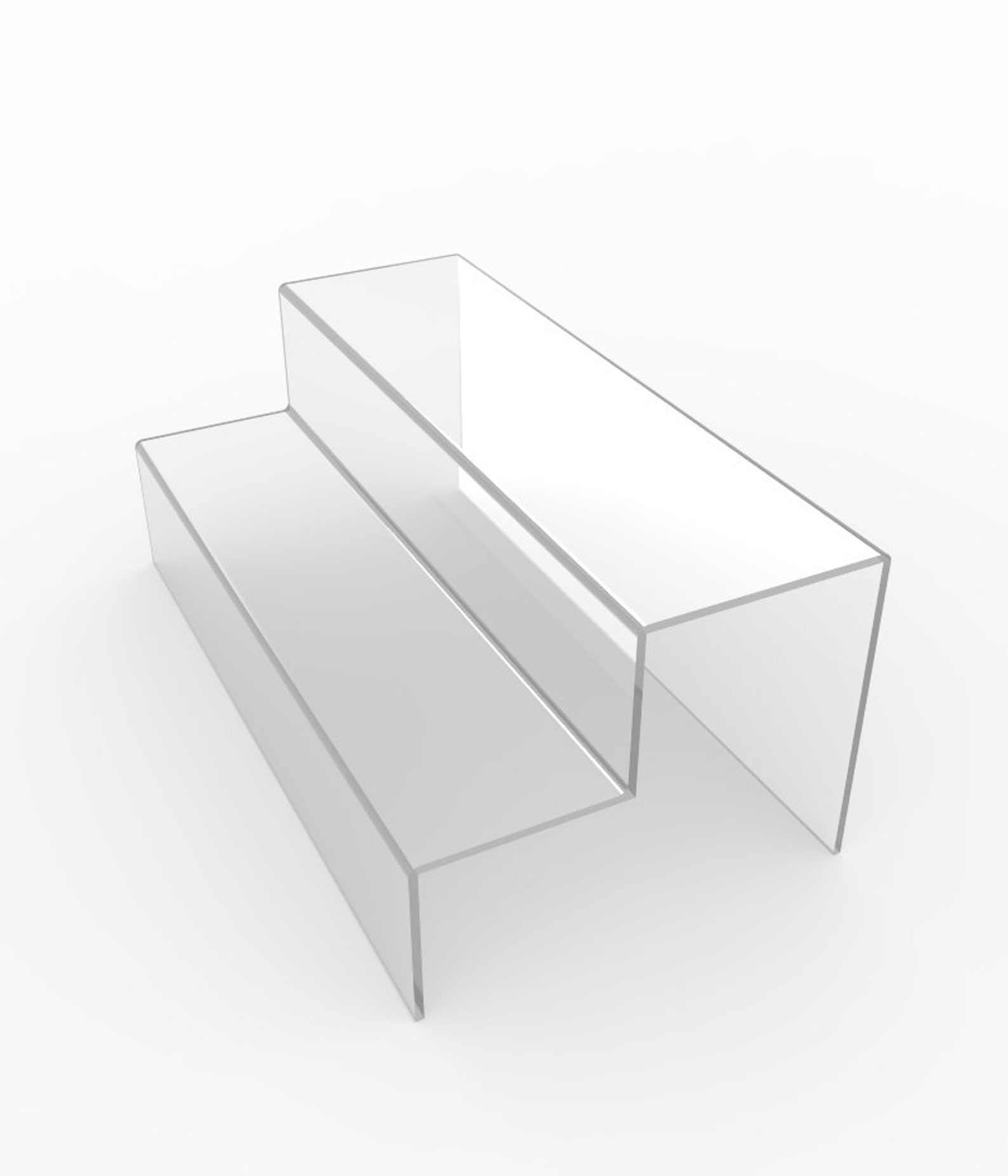 Detolf Display Clear Acrylic Stand 2 Steps Plexi Riser - Etsy