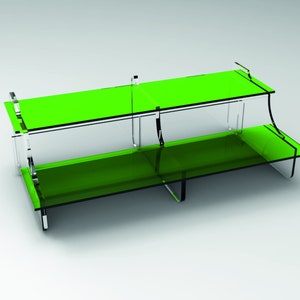 Stunning Detolf Display: Acrylic Colored Transparent Plexi Portable ...