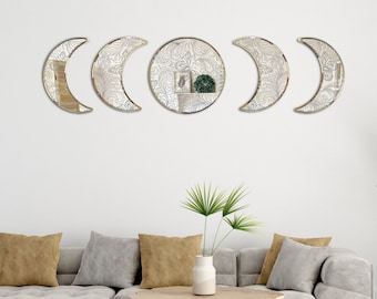 Moon Phases Mirror Set - Etsy