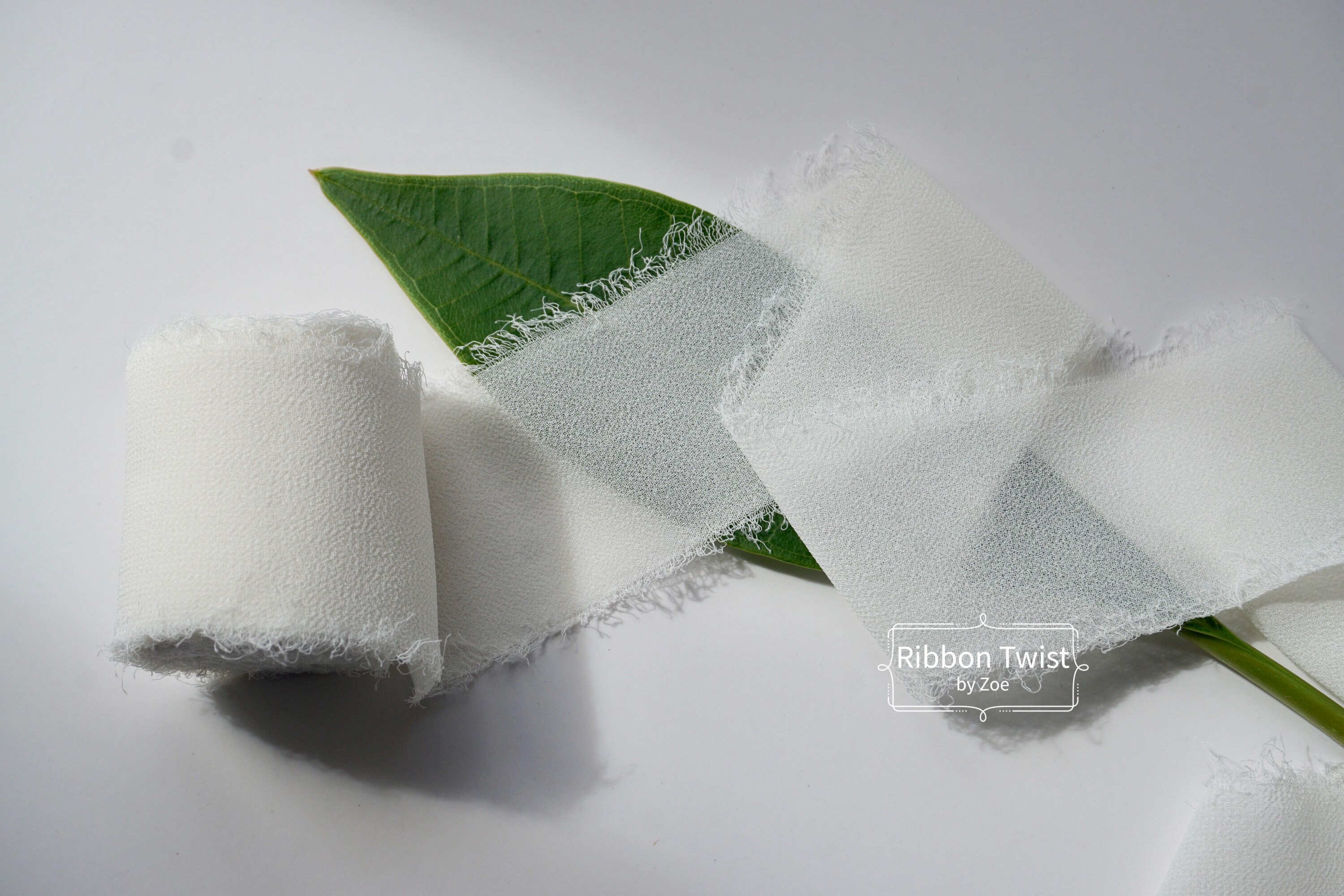 5yds Raw Frayed Edge off White Chiffon Ribbon 5cm Wedding - Etsy Australia