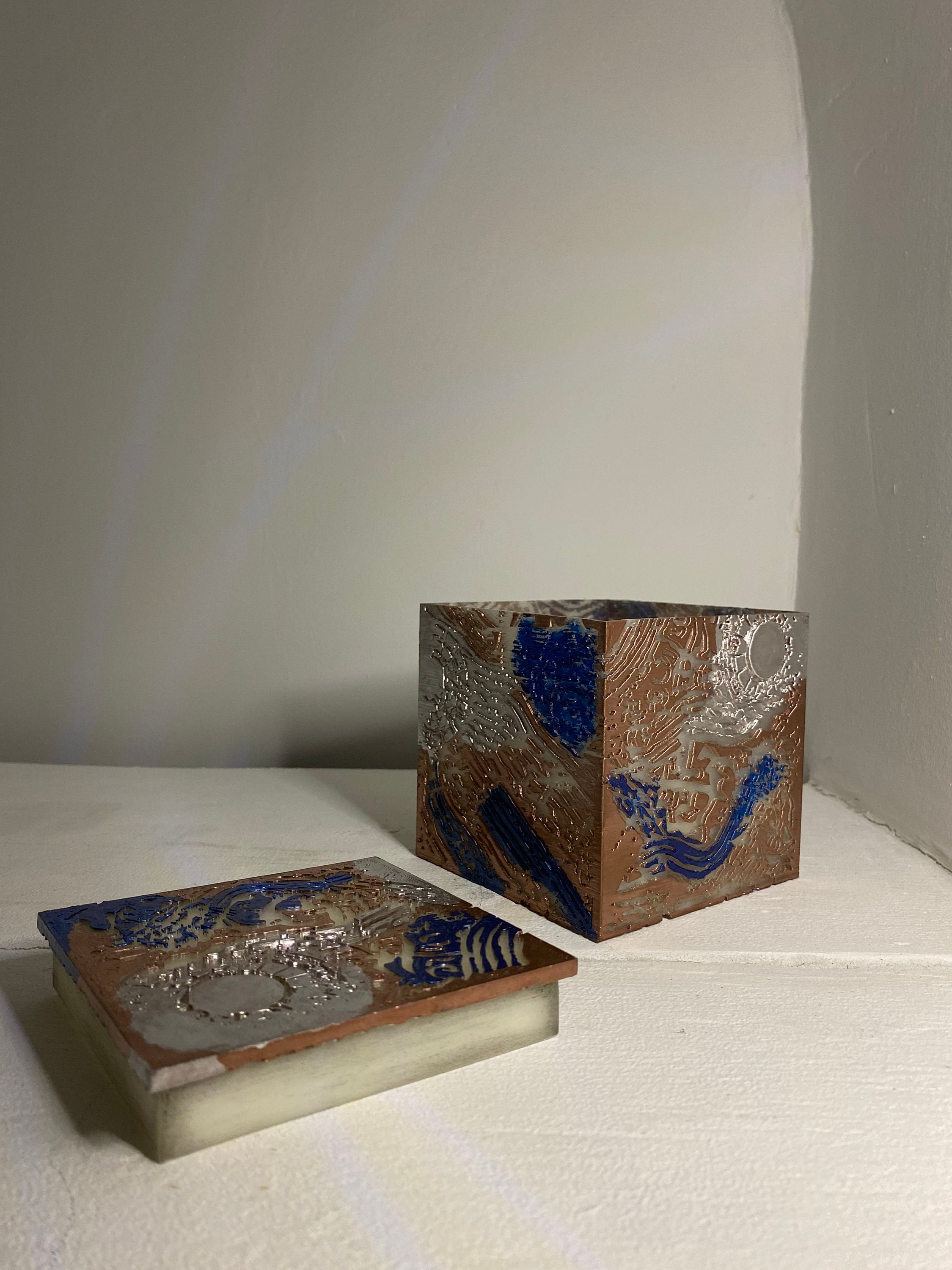 Transformers Allspark Cube Stock Box With Stand , Handpainted, Gift for ...