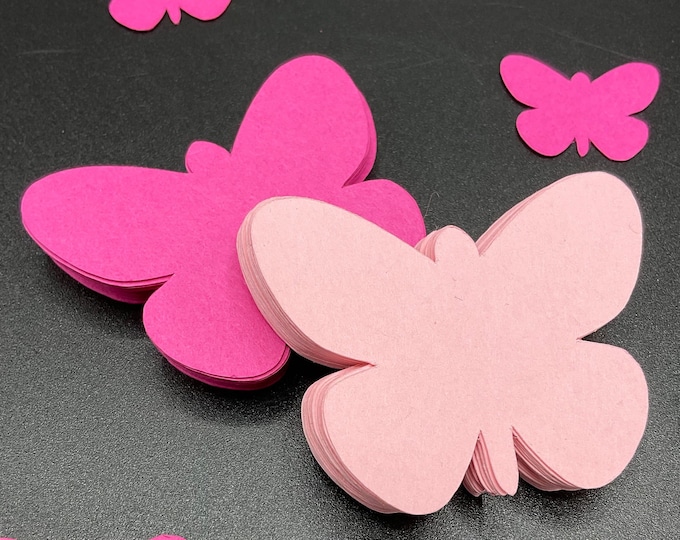 Die Cut Butterfly Shape 50 Pieces, Paper Card Stock, Luxe Paper ...