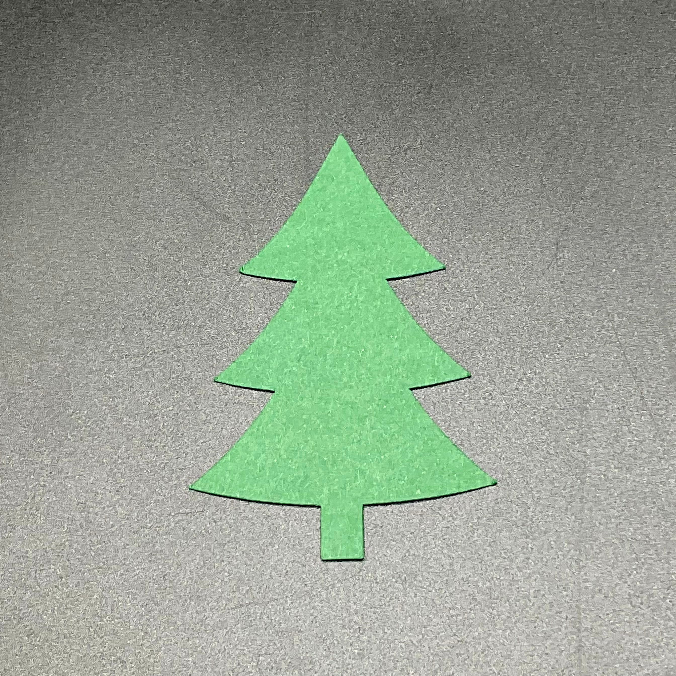 Die Cut Christmas Trees Set of 24, Multiple Sizes and Colors - Etsy