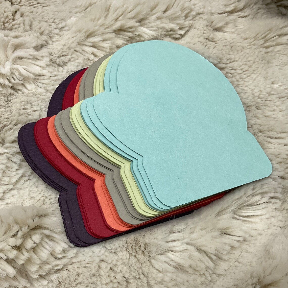 Die Cut Mittens Set of 24 Pieces // Mitten Shape Card Stock Cut Out ...