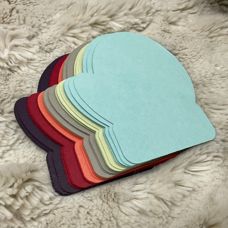 Die Cut Mittens Set of 24 Pieces // Mitten Shape Card Stock Cut Out ...