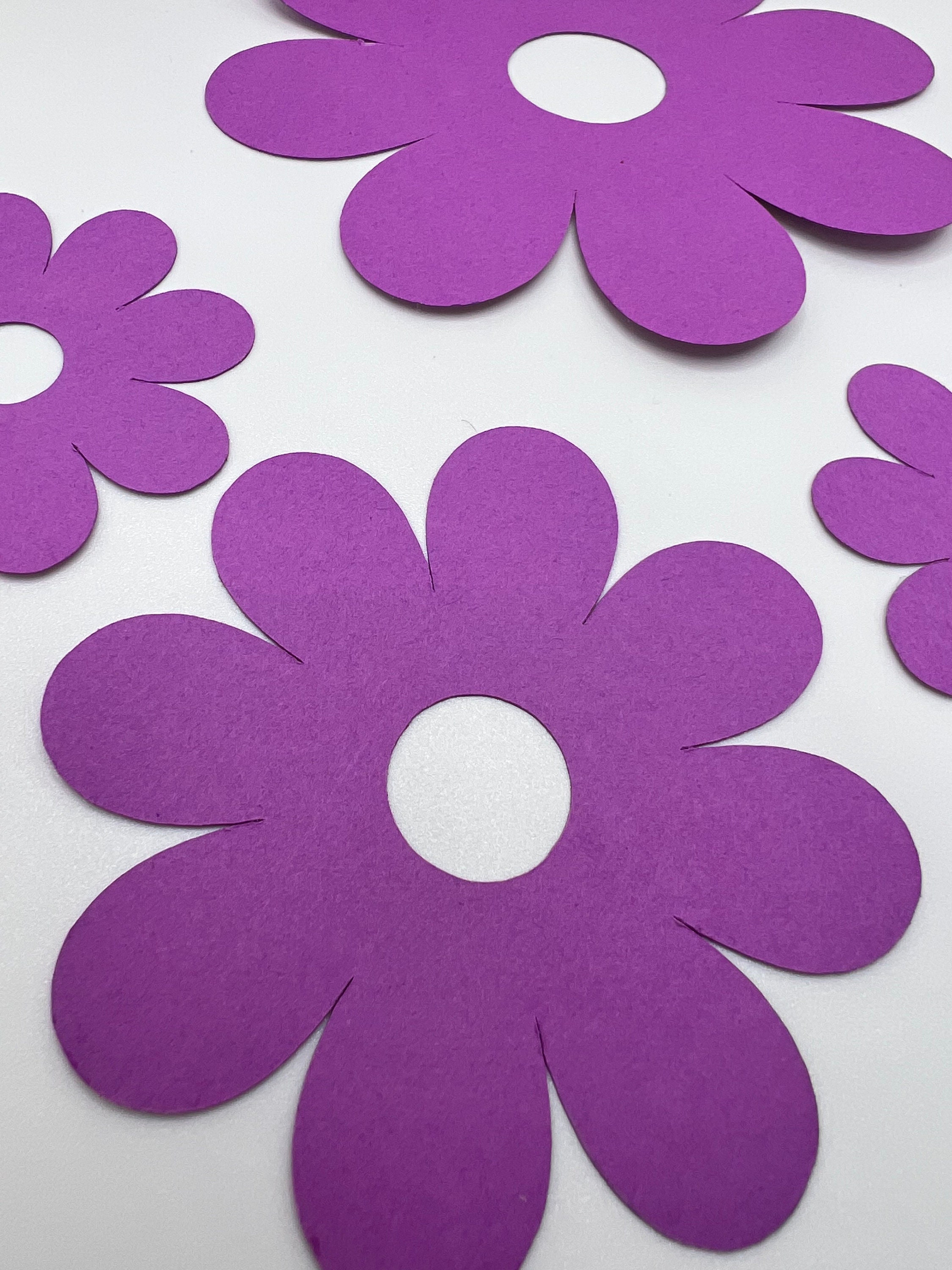 Die Cut Flowers Set of 20 Pieces Paper Cut Out Available in Multiple ...
