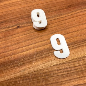 Number Paper Cut Outs Set of 100 Bulletin Board Die Cuts on Card Stock ...