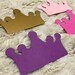 Die Cut Crown Paper Cut Outs Set of 24 Multiple Sizes and - Etsy