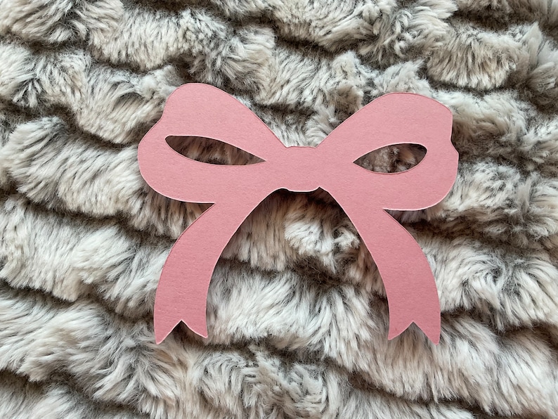 Die Cut Bows Set of 24 Pieces // Bow Stock Cut Out Available in ...